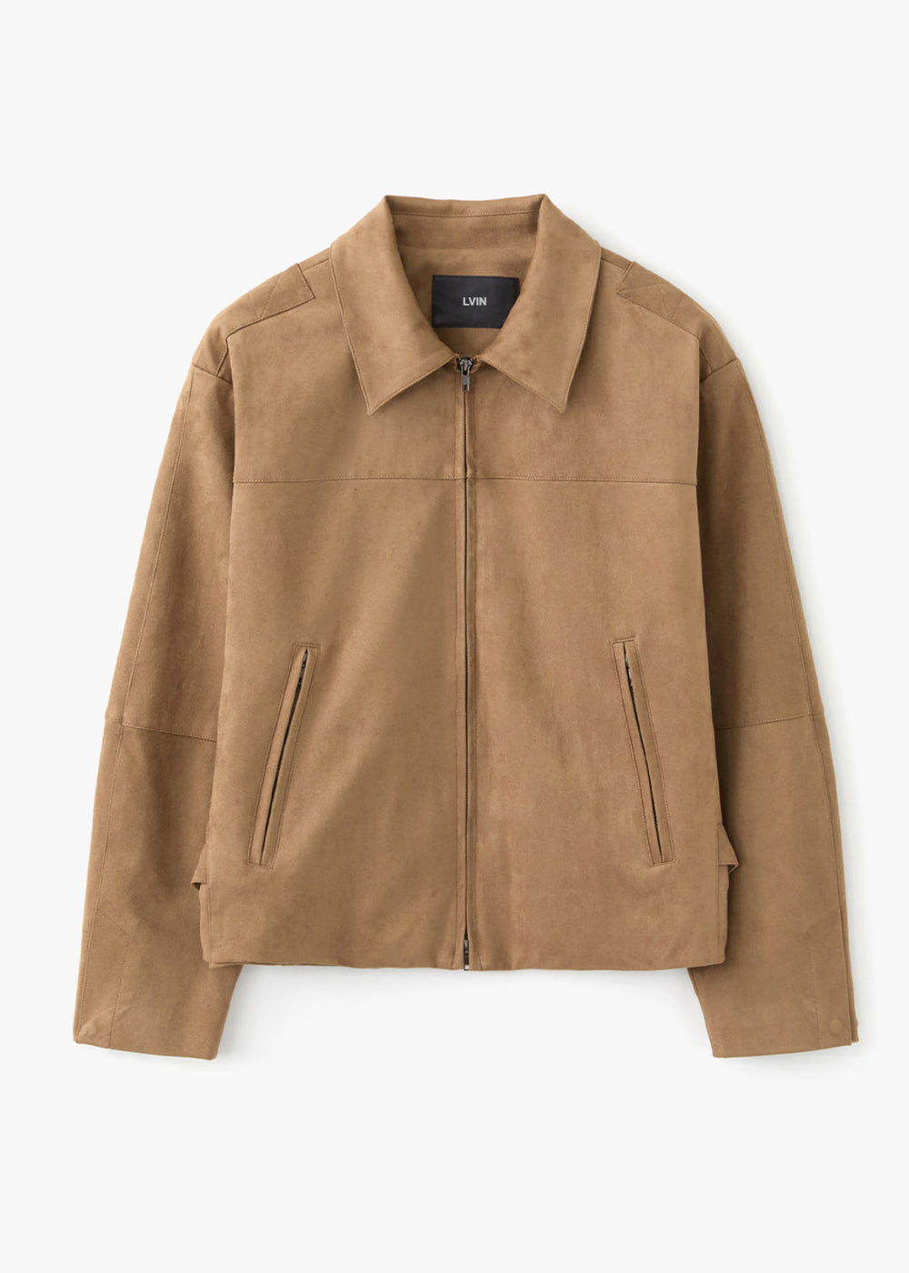 Suede Strap Point Jacket - Brown – LVIN